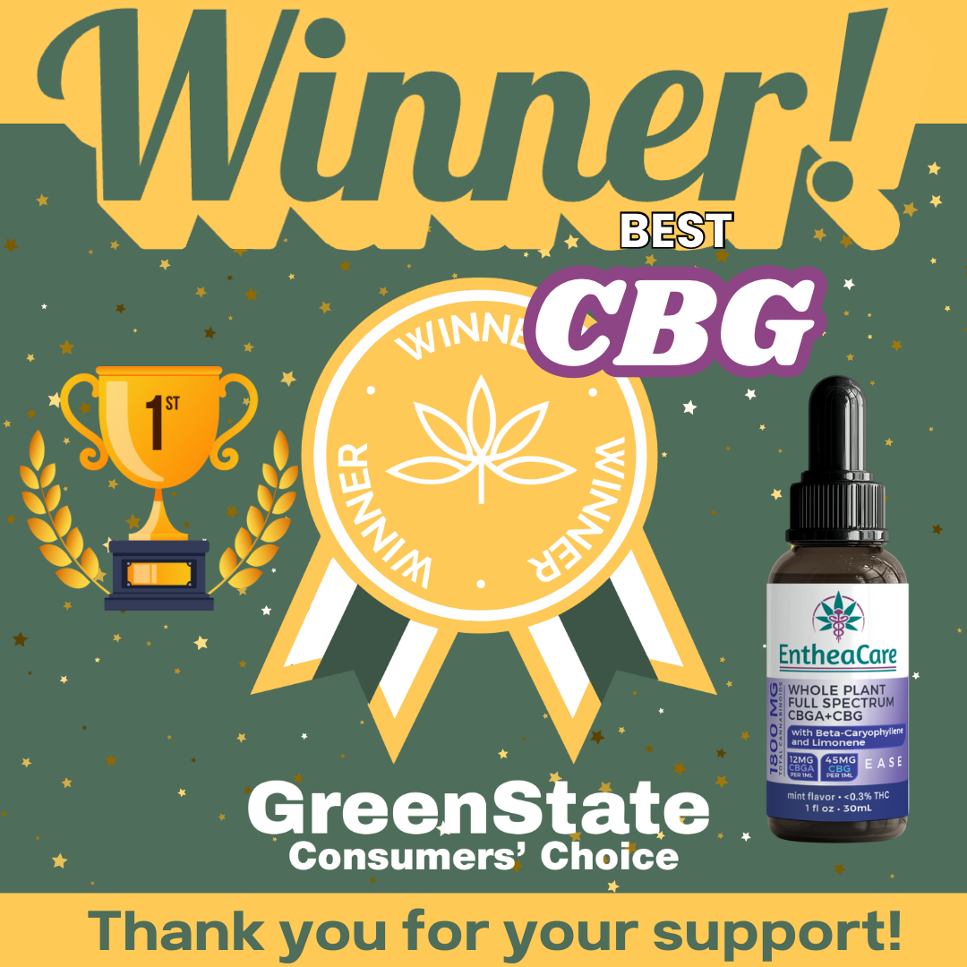Ease | Whole Plant Full Spectrum CBGA + CBG Oil – EntheaCare